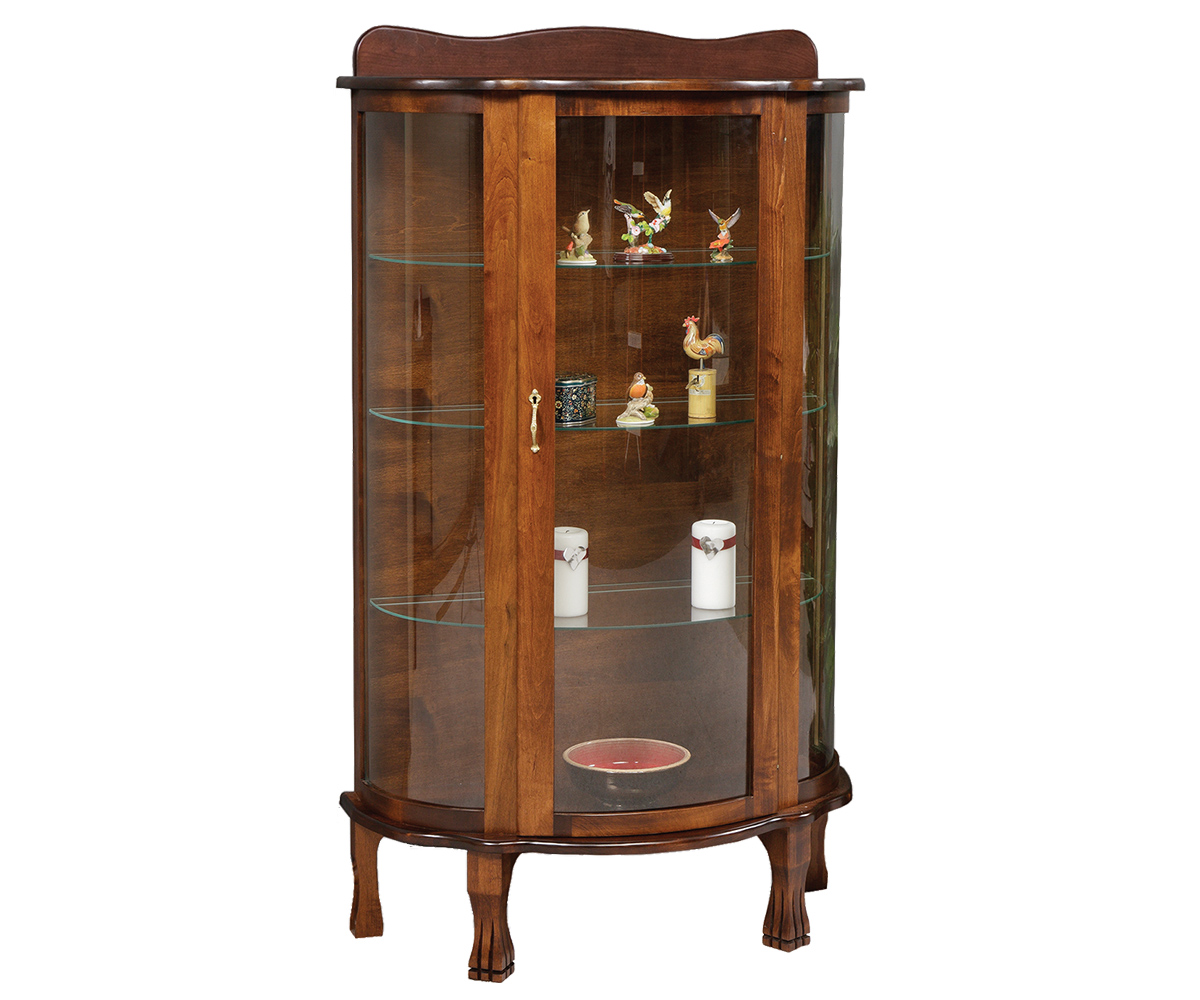 Plain Jane Curio | Amish Oak & Cherry | Hickory, NC