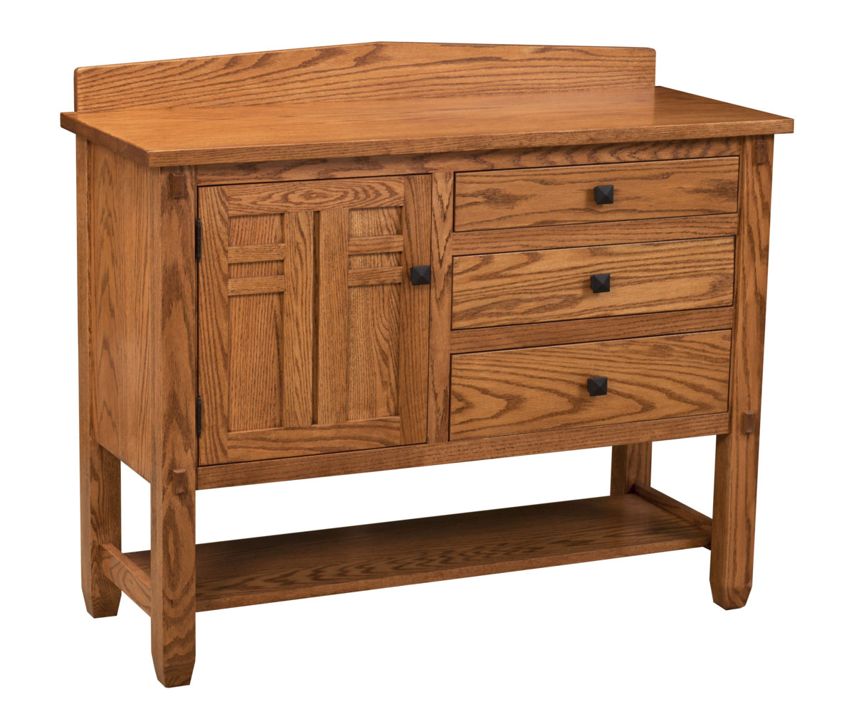 Bungalow Sideboard | Amish Oak & Cherry | Hickory, NC