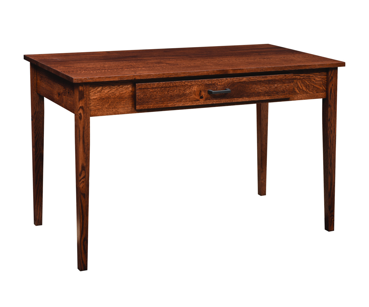 40" Shaker Writing Desk | Amish Oak & Cherry | Hickory, NC