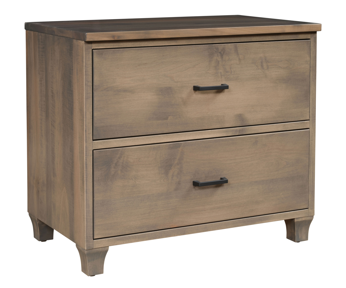 Urbana Lateral File | Amish Oak & Cherry | Hickory, NC