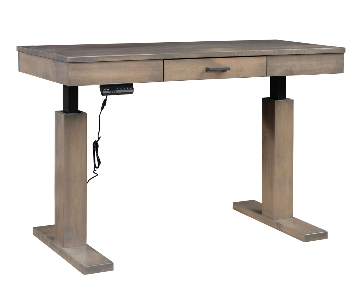 Urbana Classic Lift Desk | Amish Oak & Cherry | Hickory, NC