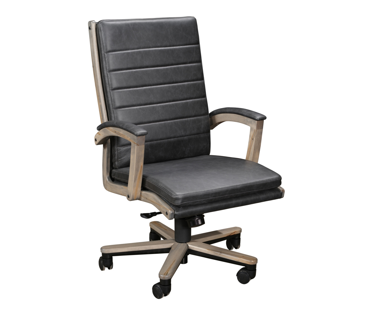 Sierra Executive Chair | Amish Oak & Cherry | Hickory, NC