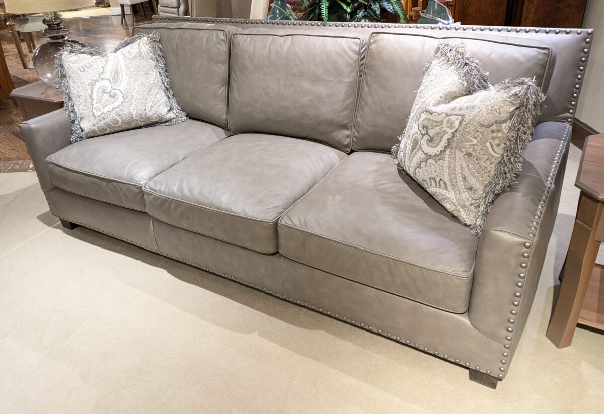 Shelly Sofa | Amish Oak & Cherry | Hickory, NC