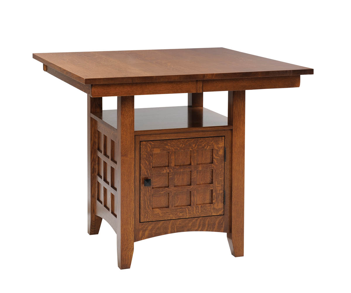 Blakely Mission Table | Amish Oak & Cherry | Hickory, NC