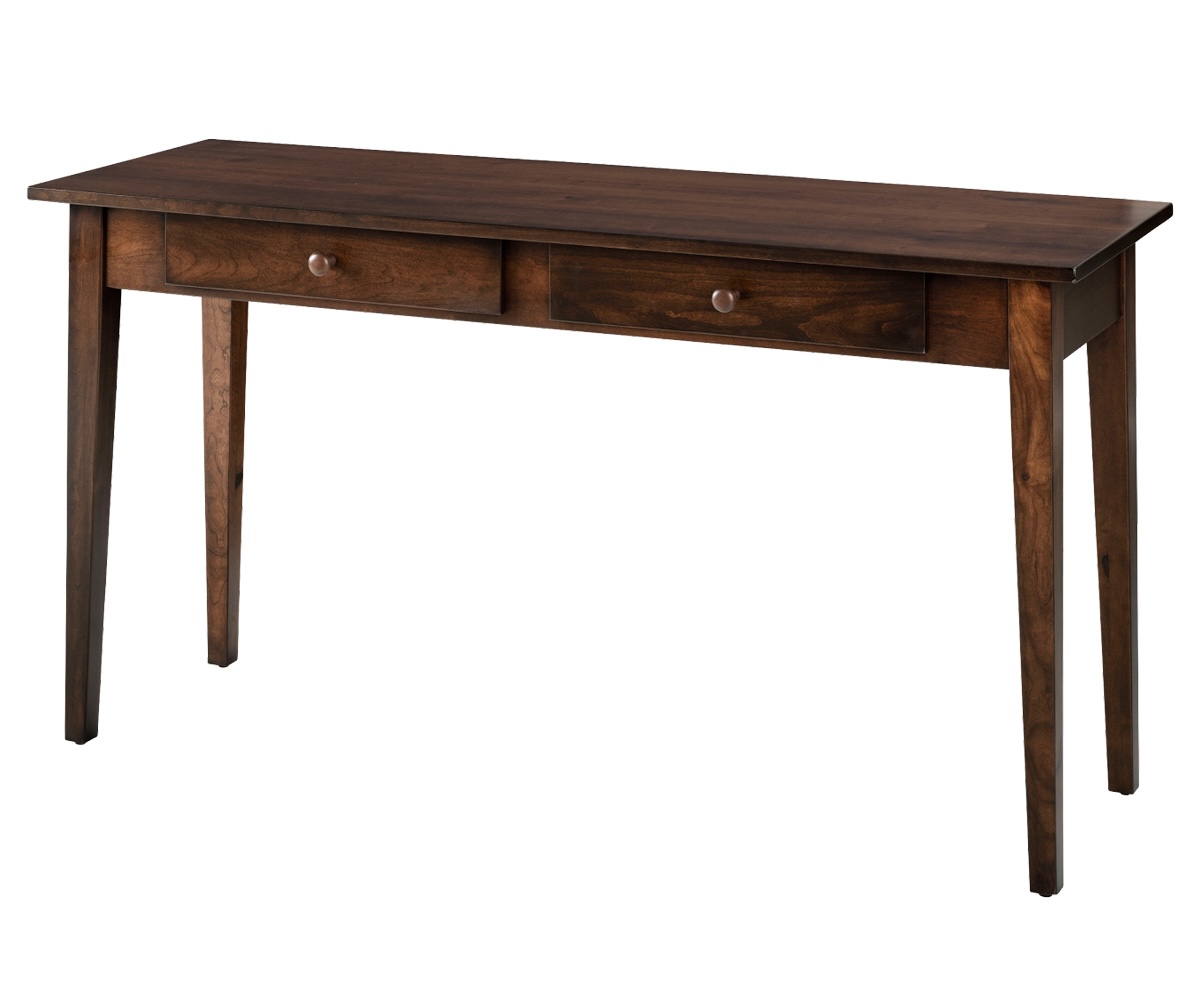 Shaker Sofa Table | Amish Oak & Cherry | Hickory, NC