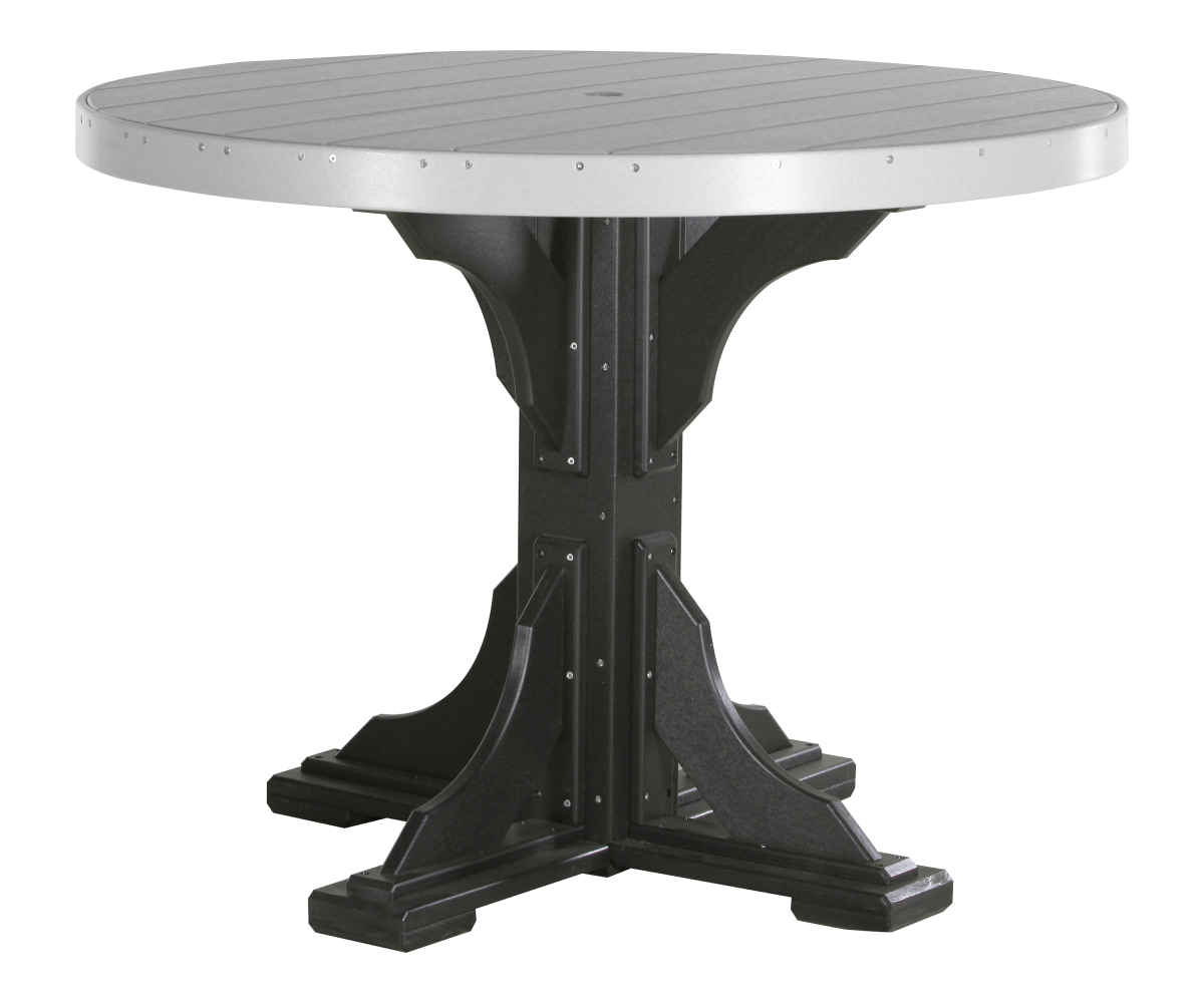 4' Round Table | Amish Oak & Cherry | Hickory, NC