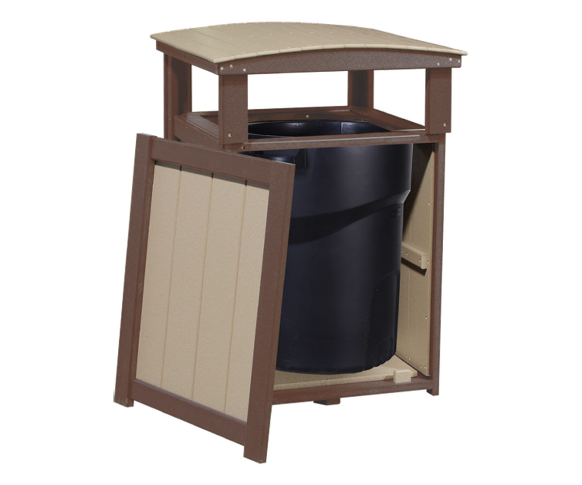 Trash Can | Amish Oak & Cherry | Hickory, NC