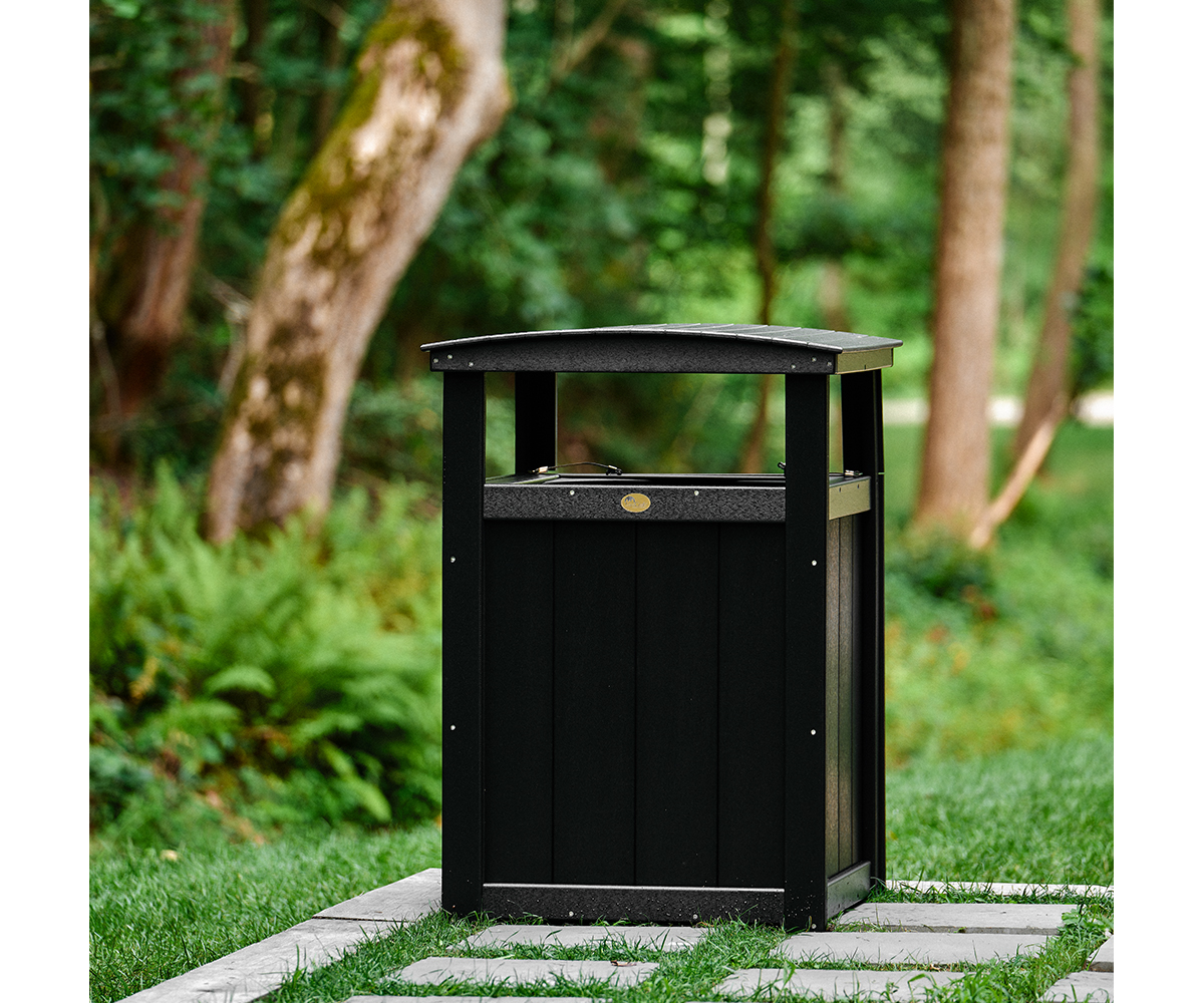 Trash Can | Amish Oak & Cherry | Hickory, NC