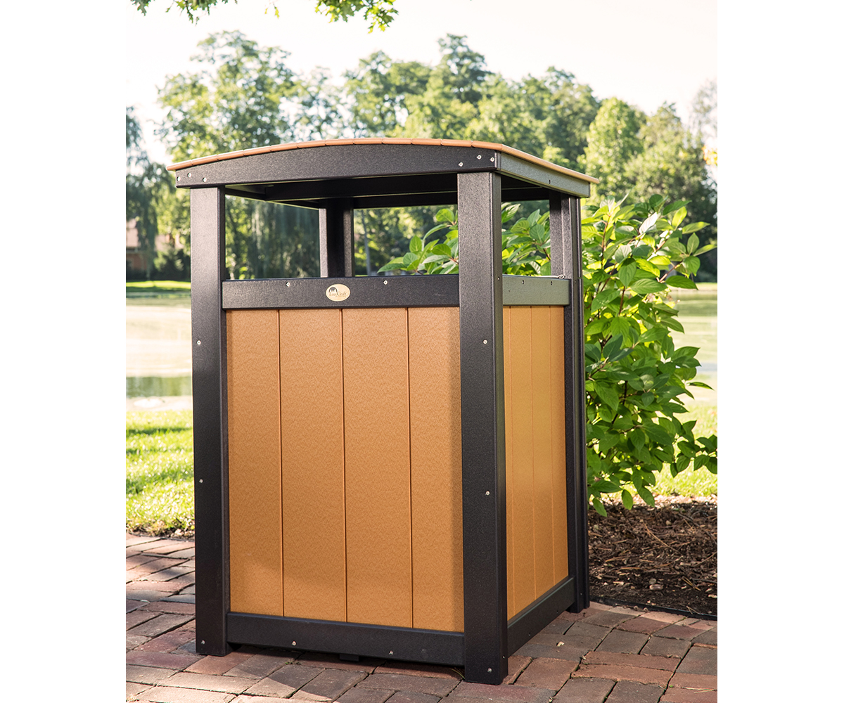 Trash Can | Amish Oak & Cherry | Hickory, NC